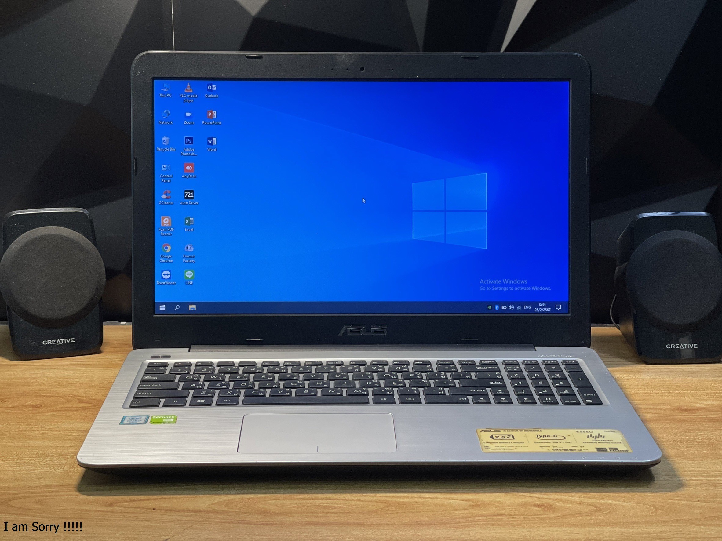 Asus K556U สเปก intel Core i7-6500U (gen6) Ram 8 GB SSD 240 การ์ดจอแยก ...