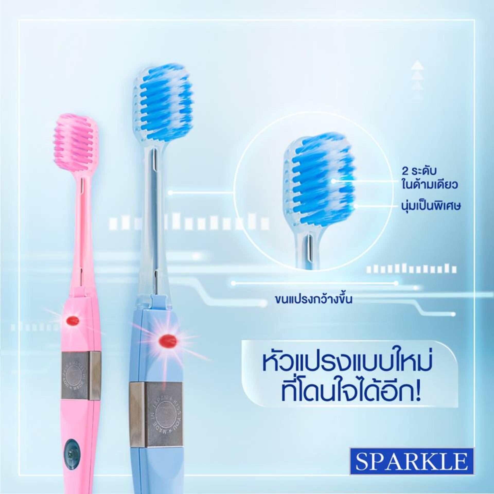[แพ็กคู่] - Sparkle Ionic Toothbrush แปรงสีฟัน พลังไอโอนิค - Puket Stores