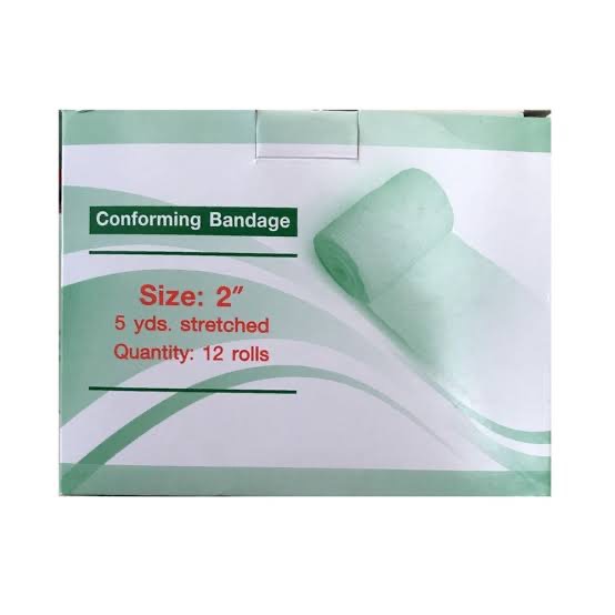 Conforming Bandage Size 2-3-4” ผ้ายืดพันแผล ผ้าก๊อซม้วนพันแผล ชนิดยืด ...