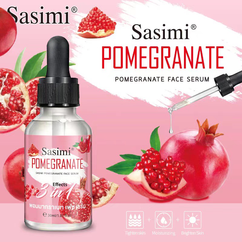 SASIMI Pomegranate Face Serum เซรั่มทับทิม บำรุงผิวหน้า 30ml | Lazada.co.th