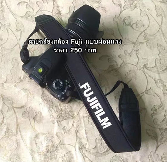 สายคล้องกล้อง Fuji XA2 XA3 XA5 XA7 XA10 XA20 XT100 XT200 X100T XT10 XT20 XT30 XE2 XE3 แบบผ่อนแรง ...