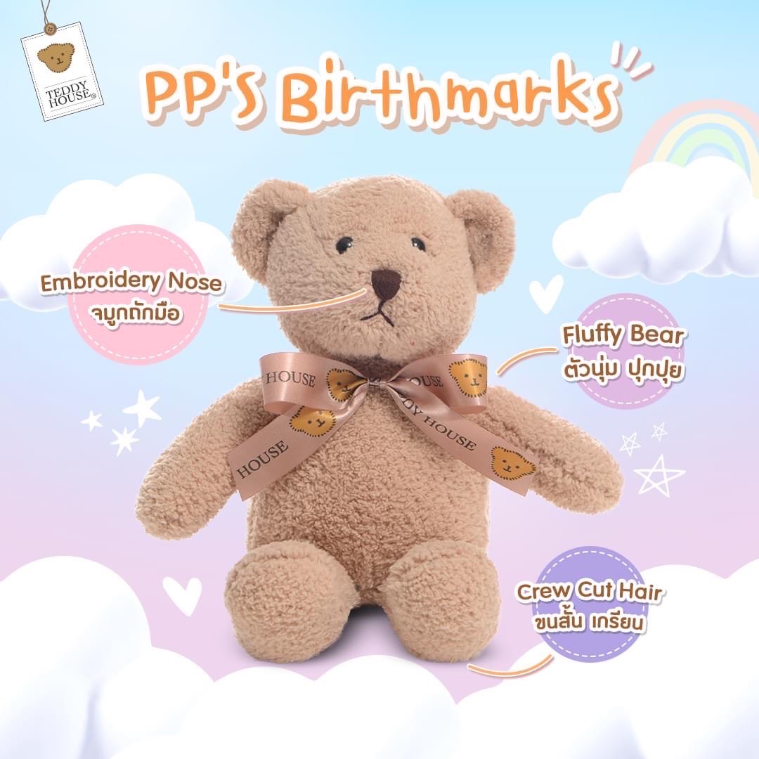 Teddy House ตุ๊กตาหมี PP และ น้อง เซียร่า ขนาด 10นิ้ว ตุ๊กตาน้องหมีมี ...