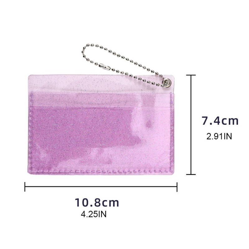 time* Transparent Women PVC Jelly Bag Mini Crossbody Bag Money Wallet ...