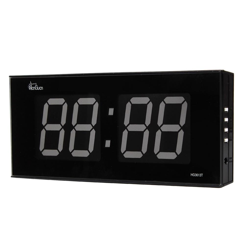 Telecorsa LED NUMBER CLOCK (ตัวเลขสีขาว) แขวนผนัง รุ่น LEDclockHG361315F-CL1 | Lazada.co.th
