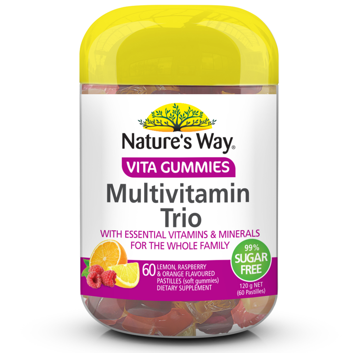 NATURE'S WAY MV SF VITA GUM TRIO 60'S - MixASale