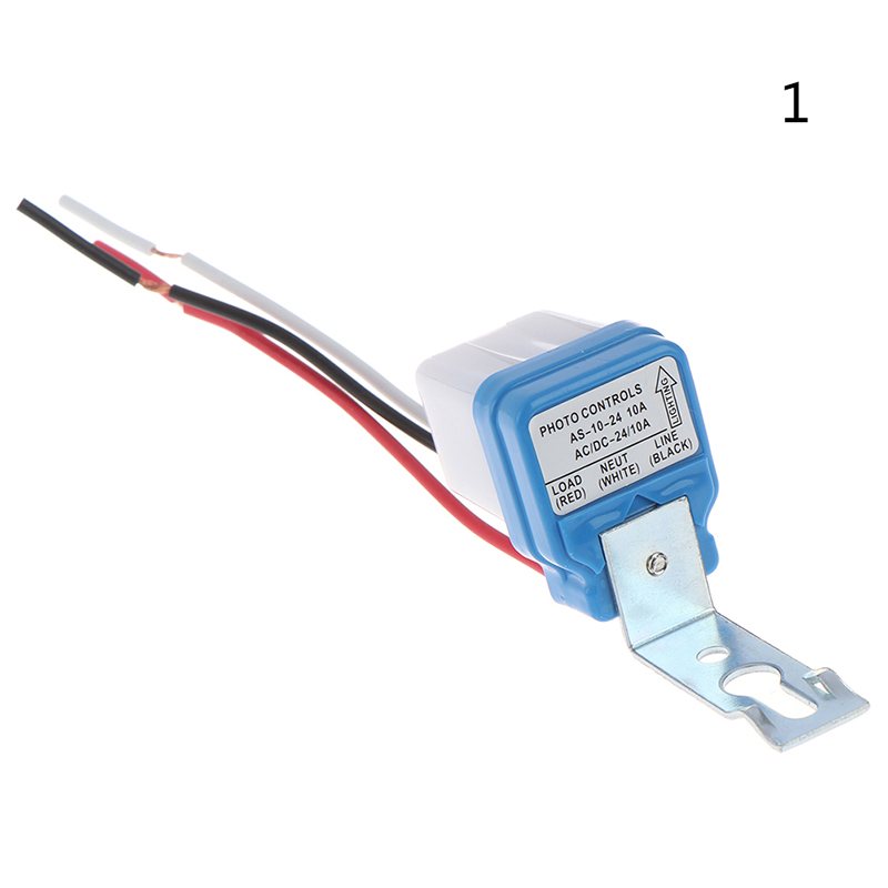 NIHAI AC 24v 110v 220v auto street light switch night on day off sensor ...