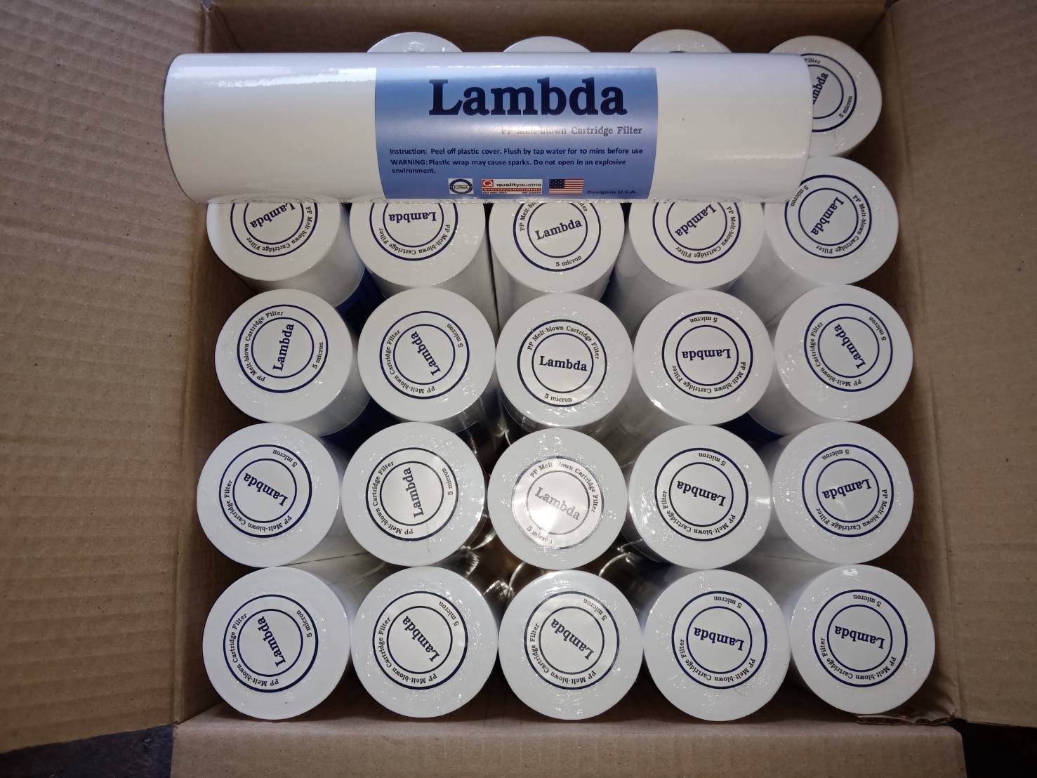 ไส้กรองน้ำ PP 10นิ้ว ระเอียด 5ไมครอน ยาว 10นิ้ว กว้าง 2.5นิ้ว ใช้เป็น ...