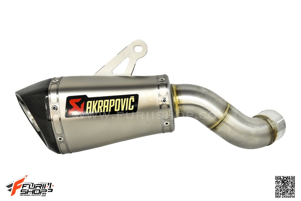 ท่อมอเตอร์ไซค์ AKRAPOVIC SHORTY SLIP-ON FOR KAWASAKI Z900 ท่อแต่ง ท่อ ...