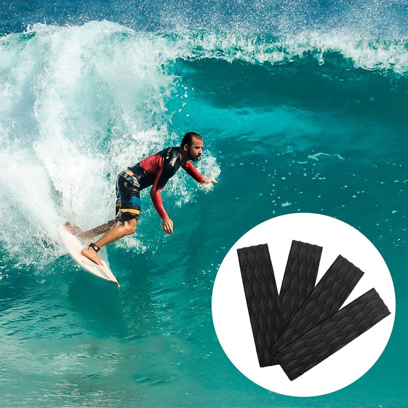 4Pcs Surfboard Traction Pads EVA Surfing Skimboard Deck Traction Pads 4pcs-surfboard-traction-pads-eva-surfing-skimboard-deck-traction-pads