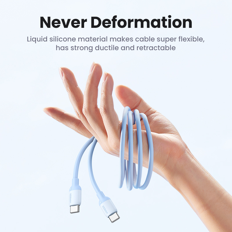 UGREEN 60W USB-C Fast Charging Cable for iPhone 15 Series MacBook iPad Samsung S24 S23 iPad Pro ...