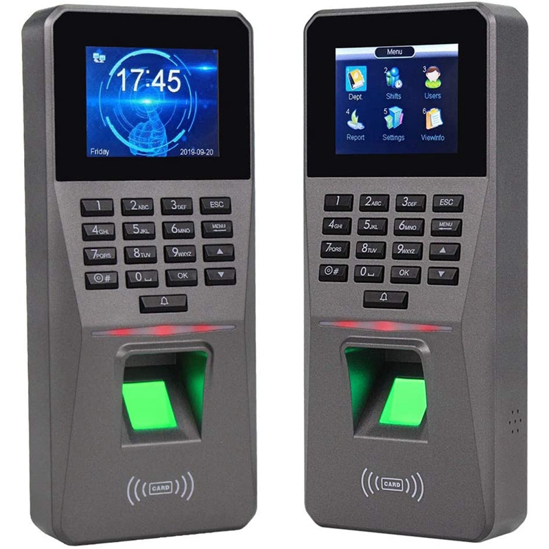 2.4Inch TCP/IP/USB Biometric RFID Keypad Fingerprint Access Control System Electronic Time Clock ...