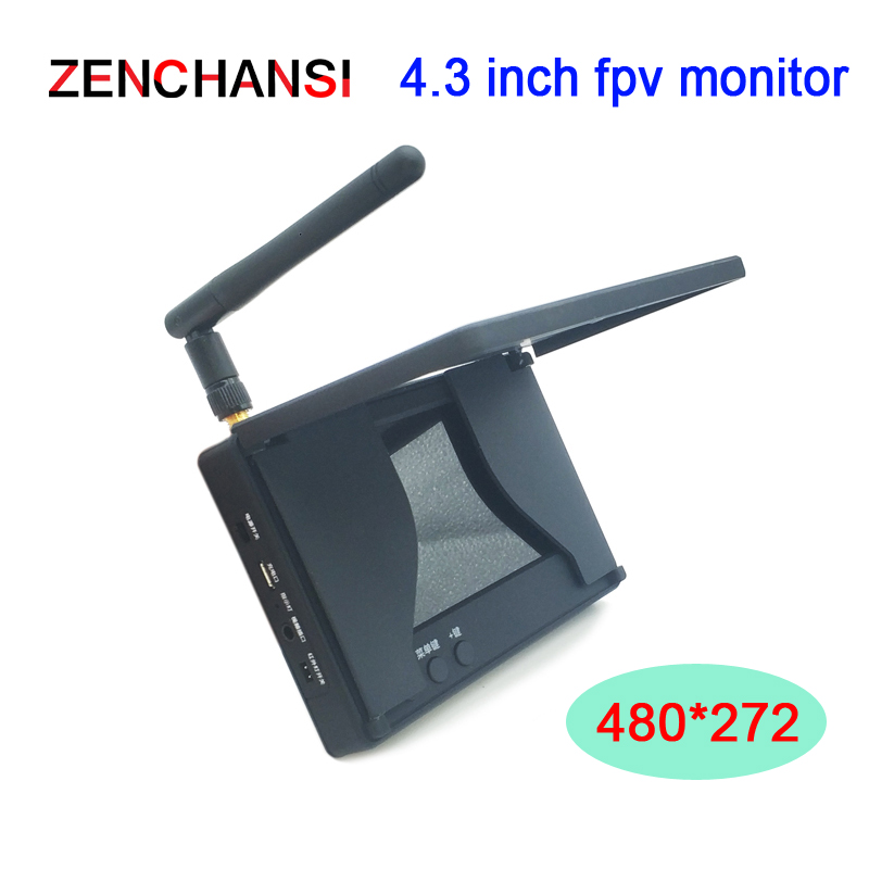 5.8g FPV Goggles EW30 2 Inch 480*360 *2 Display or 4.3 Inch FPV Monitor ...