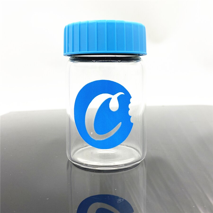 Magnifier Glass Jar with LED Storage Bottle Light-Up Air Tight ...