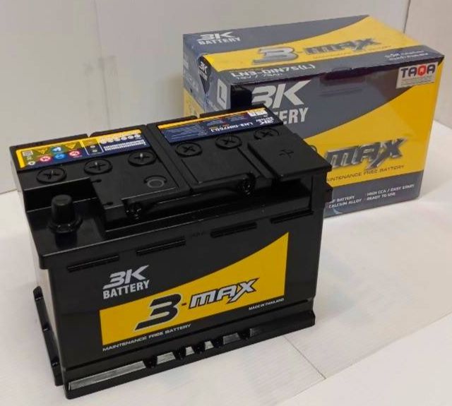 3K MAX LN3-DIN75 ขั้วจม Toyota Revo Fortuner Ford Ranger Mazda BT50 Pro (2012) Nissan Terra Benz ...