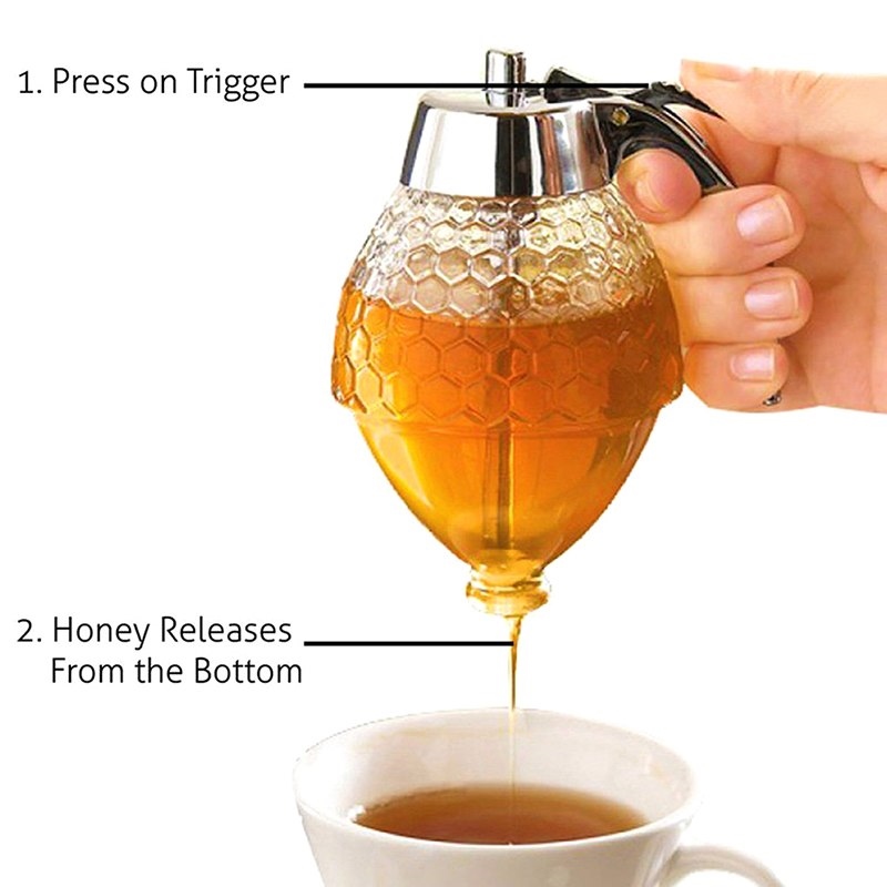 1pc Portable Honey Squeeze Storage Kitchen Honey Container Dispenser ...