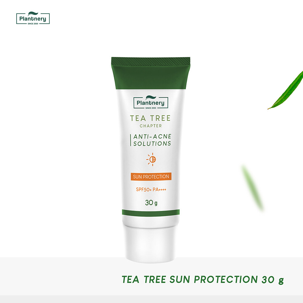 Plantnery Tea Tree Sunscreen Acne Oil Control SPF 50 PA 30 g ...