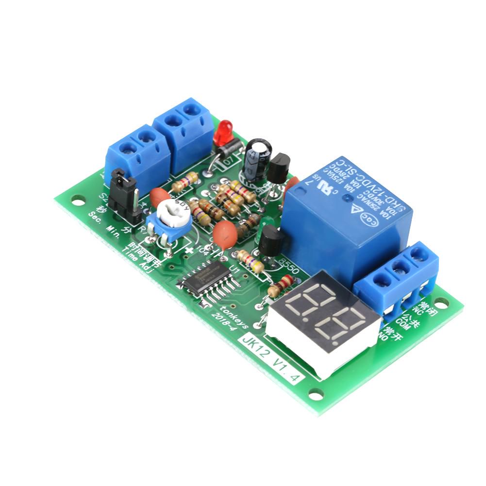 【ห้ามพลาด】【ราคาถูกสุด】Timer Module DC12V Delay Off Switch Module จอแสดง ...