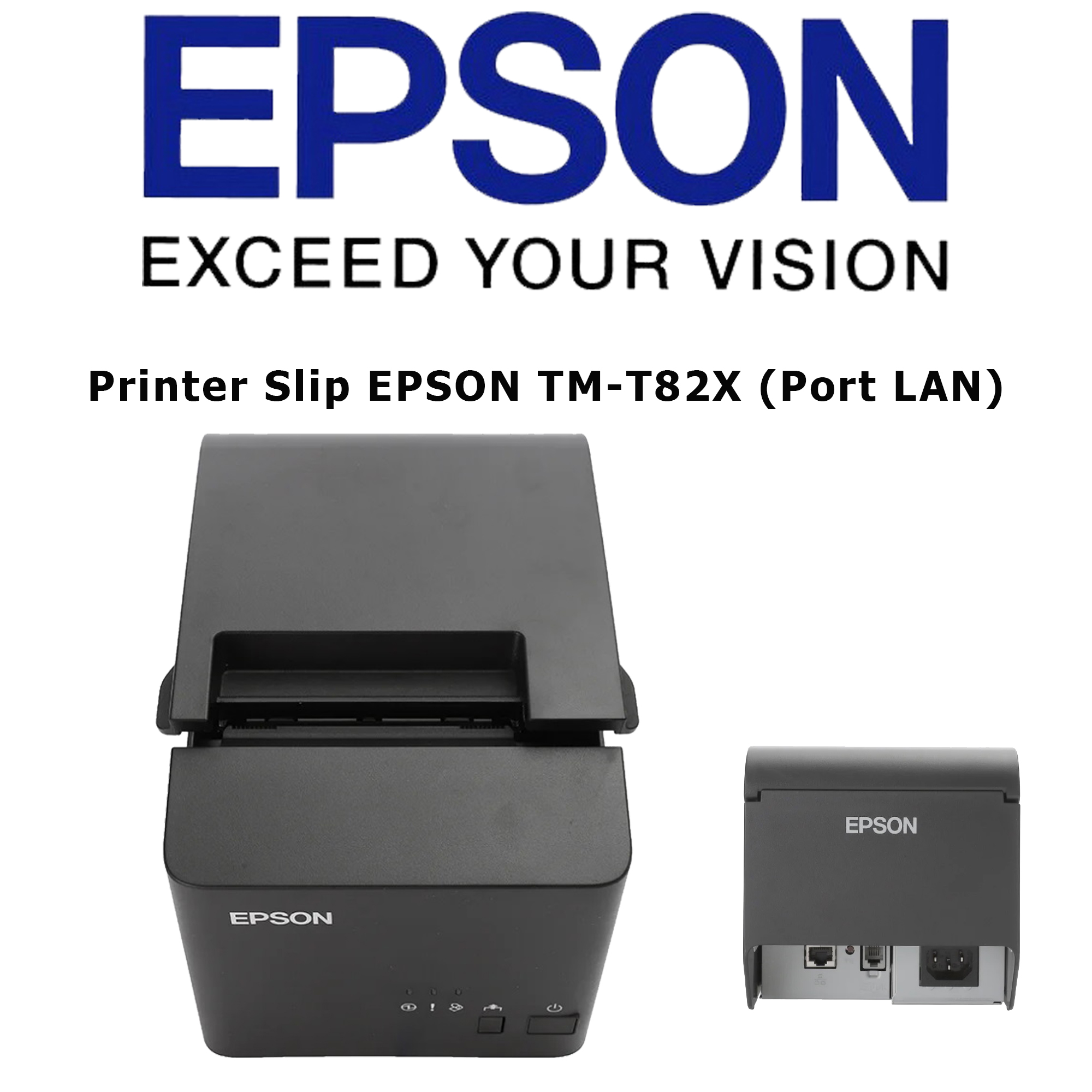 เครื่องปริ้นสลิป Printer Slip EPSON TM-T82X (Port LAN) | Lazada.co.th