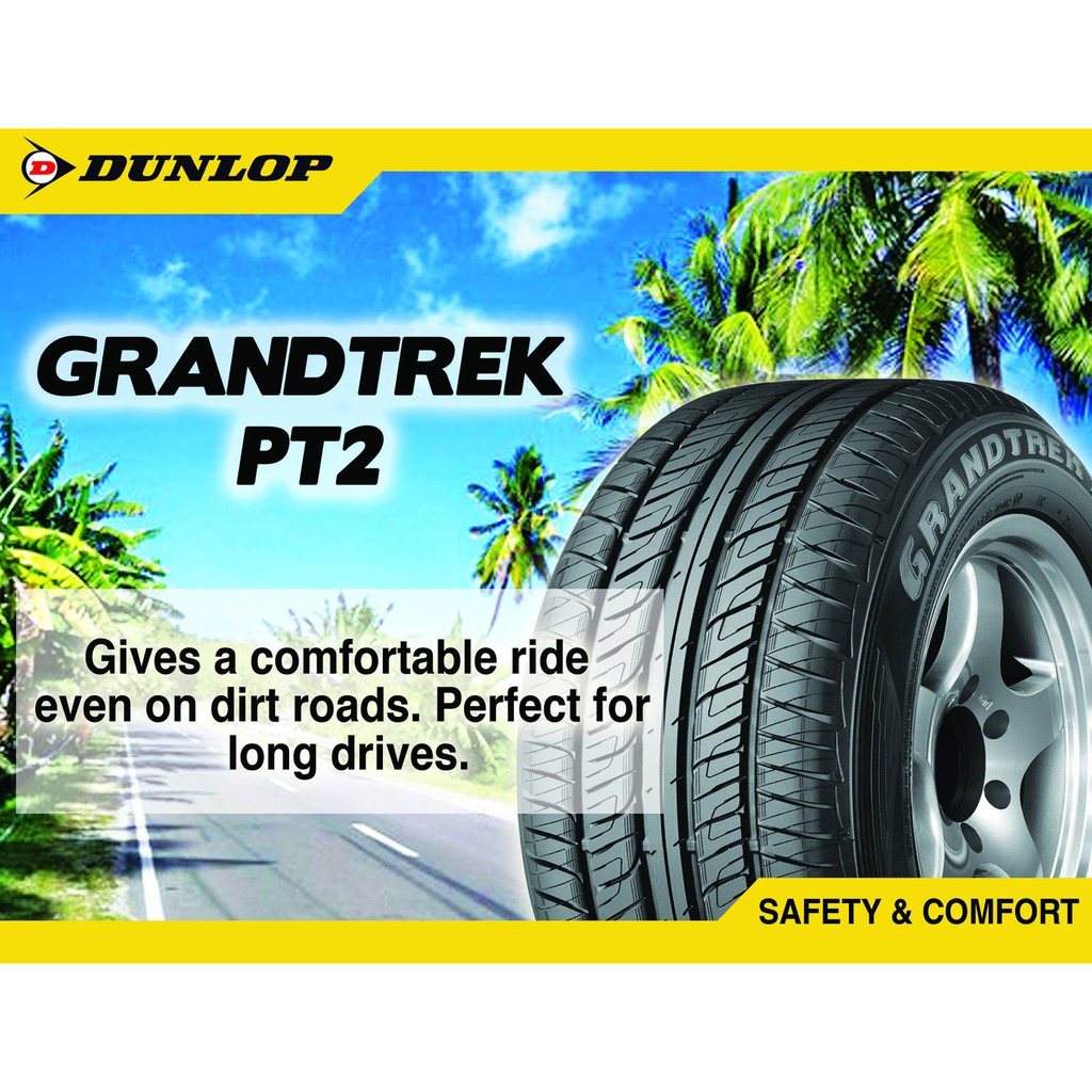DUNLOP ยางรถยนต์ 255/70R15 (ล้อขอบ15) รุ่น GRANDTREK PT2 4 เส้น (ใหม่กร ...
