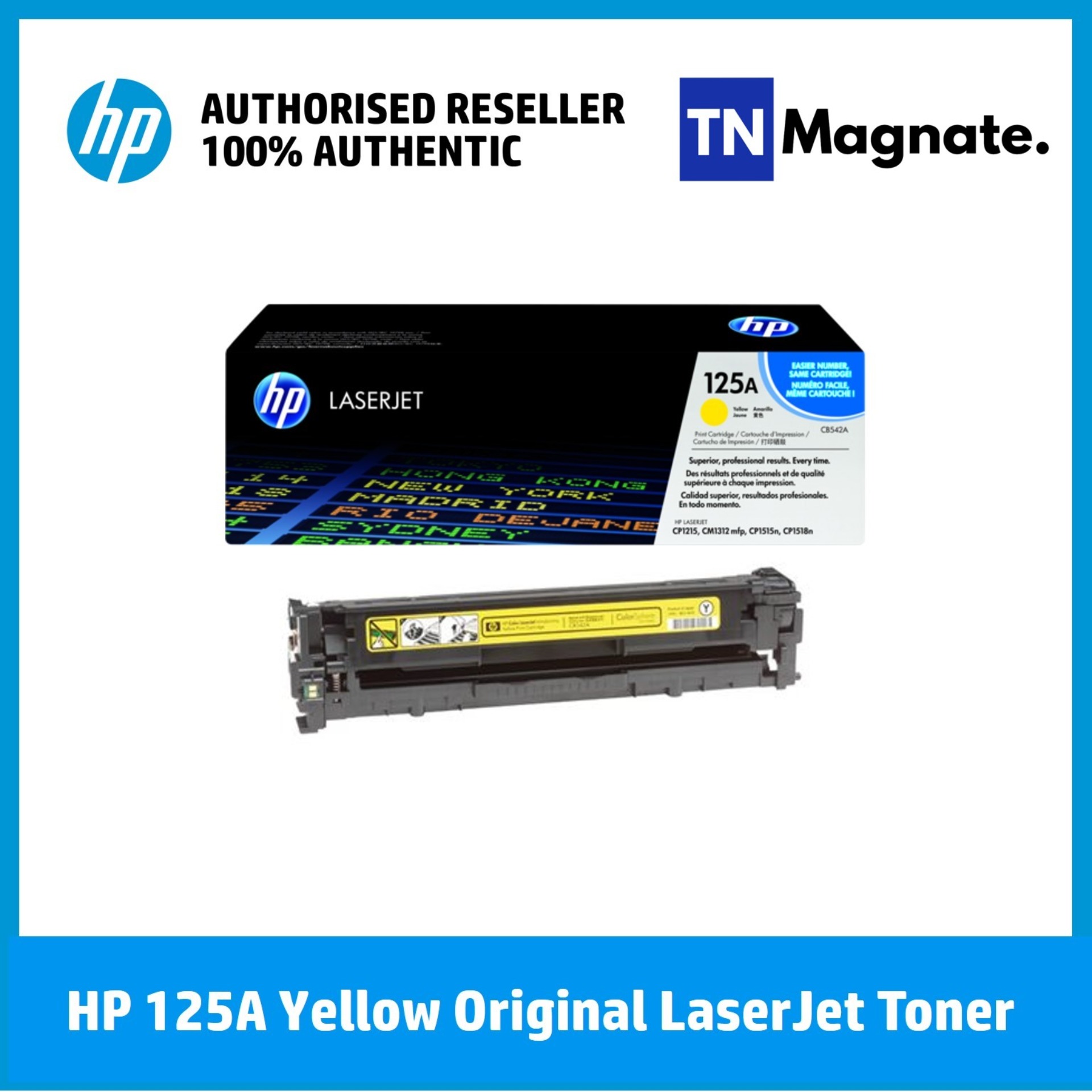 [หมึกพิมพ์เลเซอร์] HP 125A Yellow Original LaserJet Toner Cartridge ...