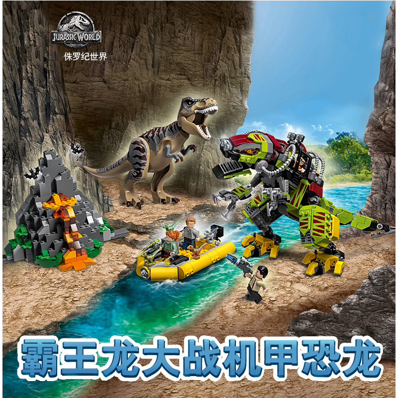 LEGO Jurassic World Series 75938 Tyrannosaurus vs. Mecha Dinosaur ...