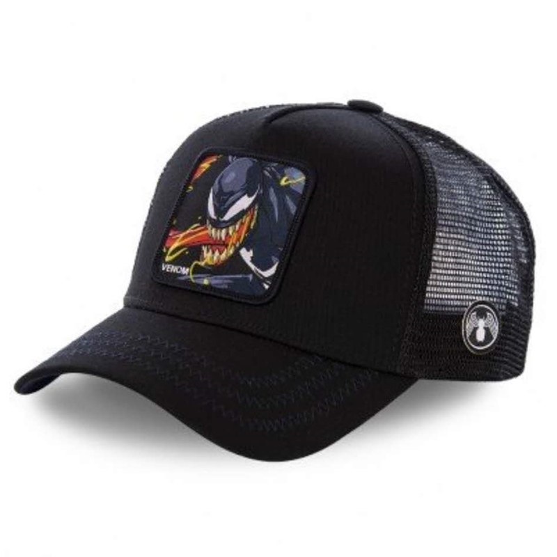 Anime Cartoon Animal Mesh Snapback Cap Venom Duck Bird Baseball Cap Men ...