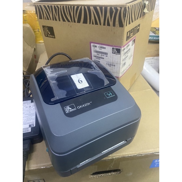 โปรโมชั่น เครื่องพิมพ์บาร์โค้ด Zebra Gk-420t barcode พิมพ์ได้ 2ระบบ ริบ ...
