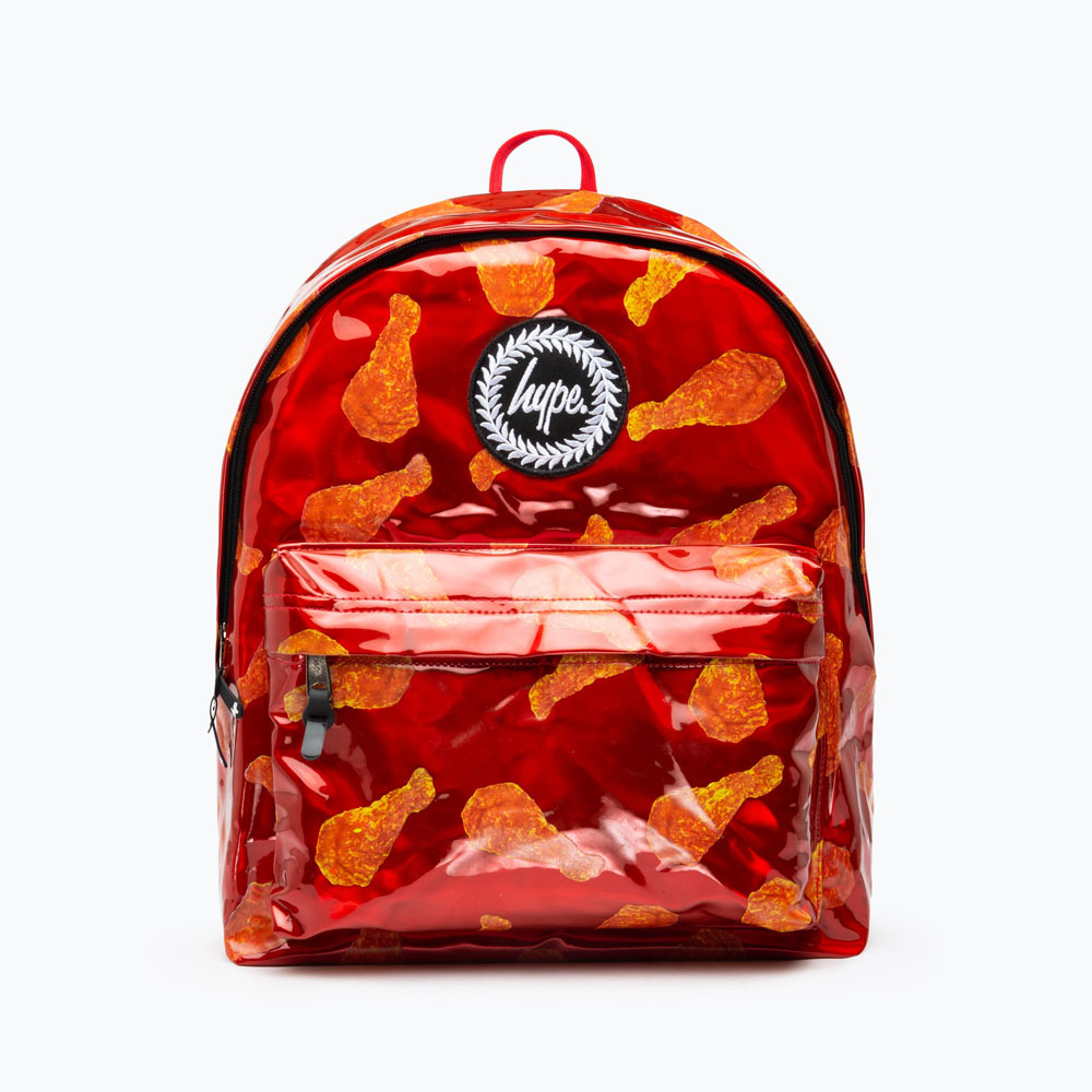 HYPE X KFC RED HOLOGRAPHIC BACKPACK | Lazada.co.th