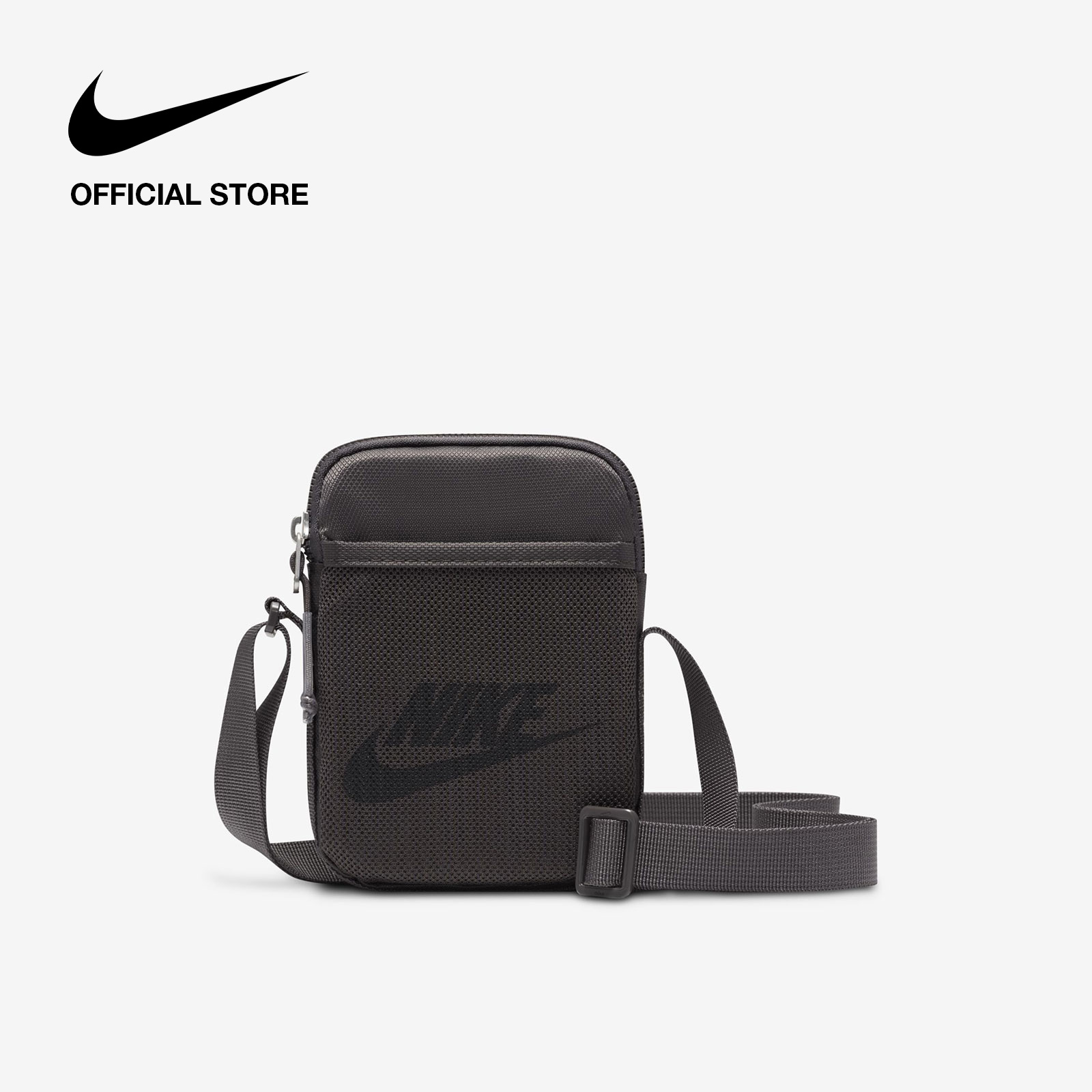 Nike Unisex Heritage Crossbody Bag (Small 1L) Waistpack - Particle Grey ...