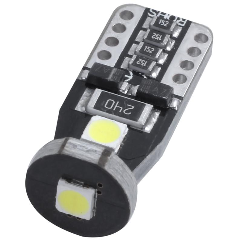 Pack Of 12-194 168 2825 W5W T10 Led Light Bulb 10-30V White Extremely ...