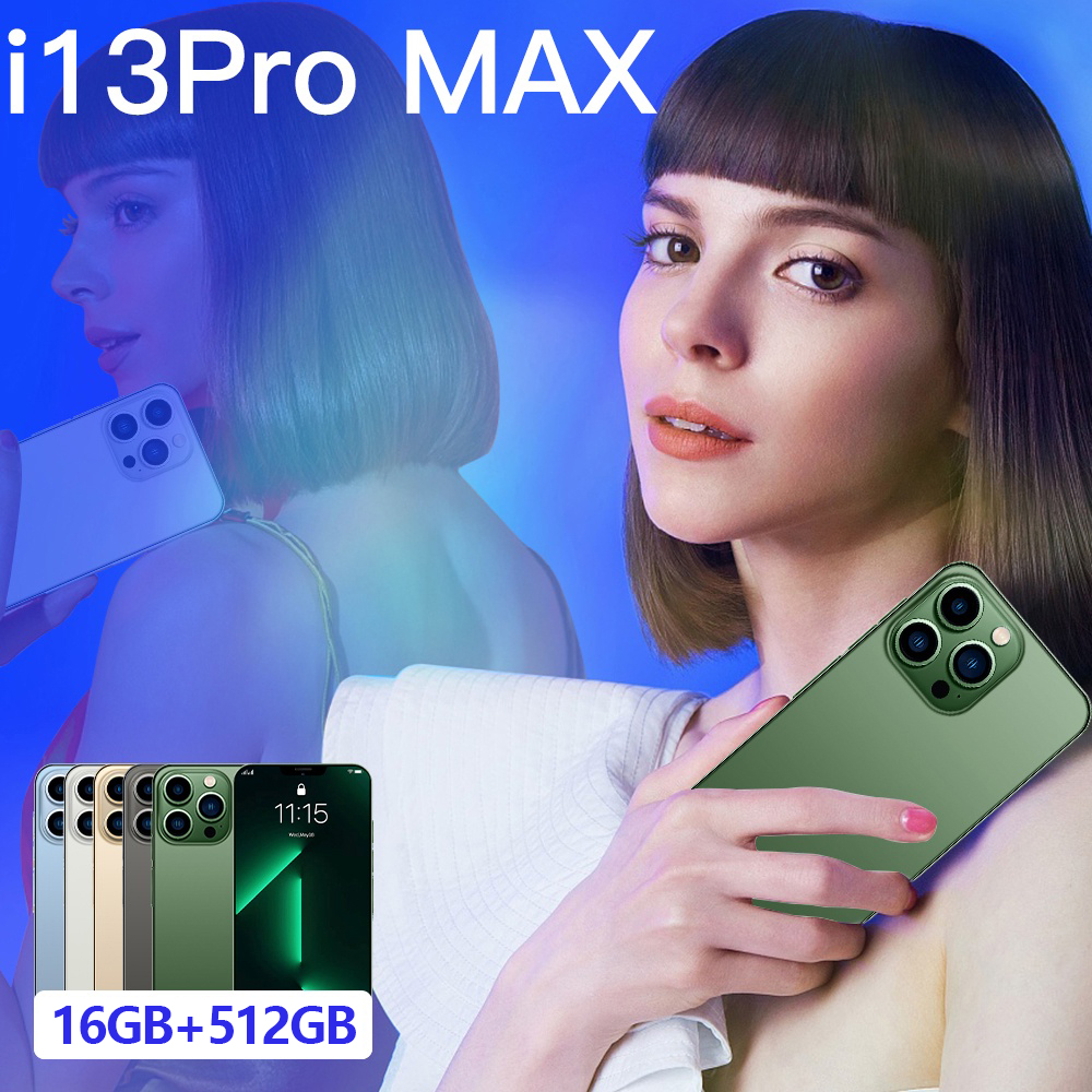 โทรศัพท์มือถือ 13 Pro Max จอ 6.9 นิ้ว 16GB 512GB โทรศัพท์มือถือรองรับ2ซิม Smartphone โทรศัพท์ ...