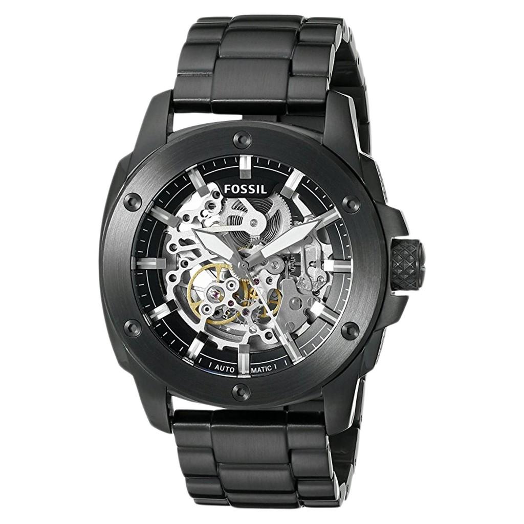 FOSSIL ME3080 Modern Machine Automatic Skeleton Dial Men's Watch ...