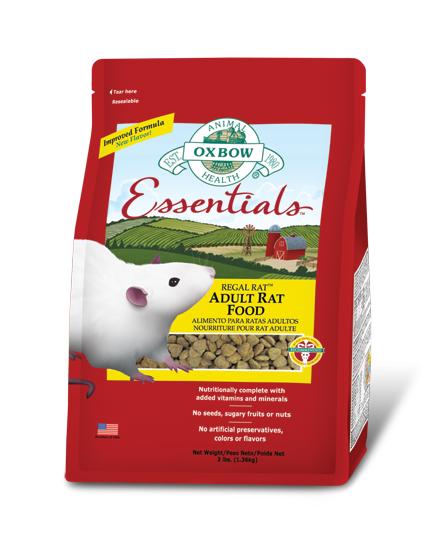 Oxbow Essentials - Adult Rat Food อาหารเม็ดสำหรับหนู Rat (3 lb/1.36kg ...