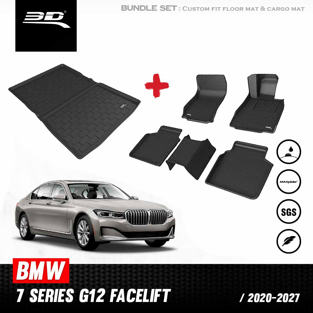 พรมปูพื้นรถยนต์ Full Set | BMW | 7 SERIES (G12) | ปี 2020 - 2021 ...