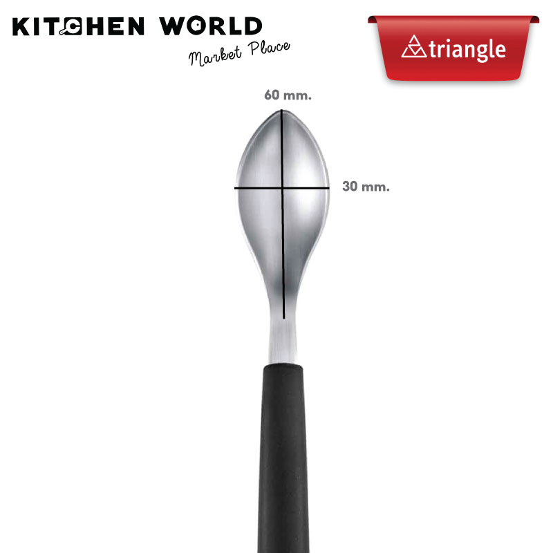 Triangle 908660202 quenelle spoon, small,large 2-pcs / ช้อนตักไอศครีม ...