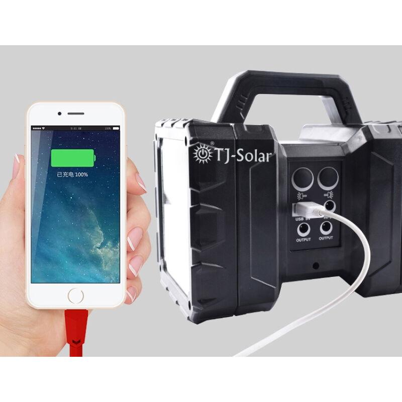 TJ-SOLAR JDG98 ชุด solar cell อเนกประสงค์ (ขนาดพกพา 7000 mAh) - หลอดไฟ ...