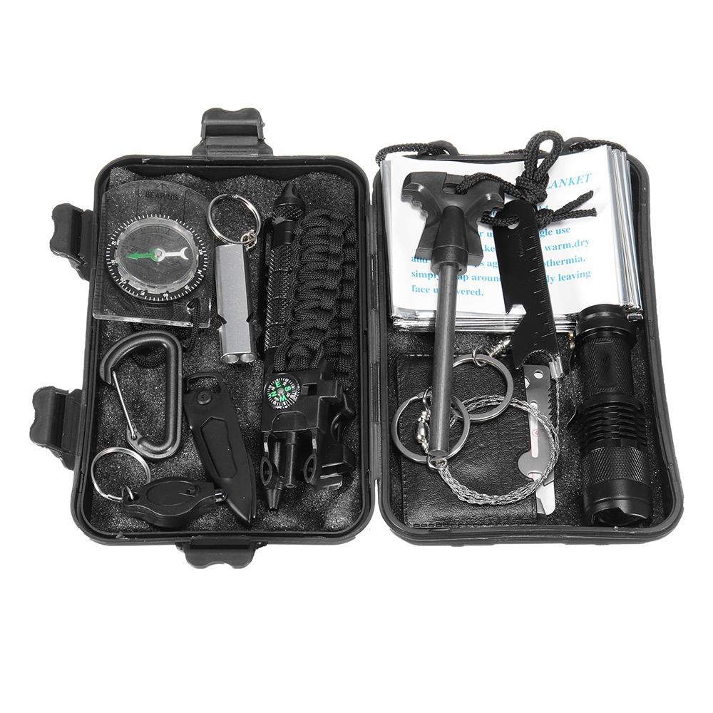 13 in 1 Professional Multifunction First-Aid Kit SOS Emergency Camping ...