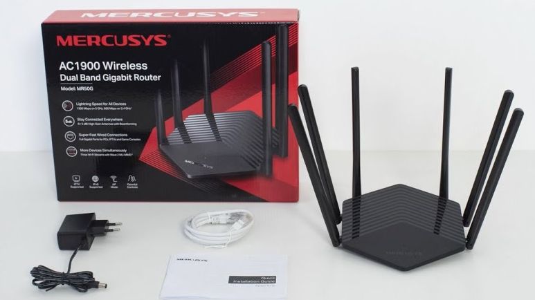 ประกัน 1 ปี TP-Link Mercusys MR50G AC1900 Wireless Dual Band Gigabit ...