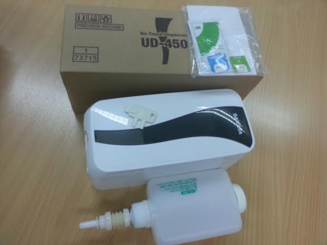 เครื่องจ่ายน้ำยาแอลกอฮอล์เจล แอลกกอฮอล์น้ำ อัตโนมัติ SARAYA รุ่น UD-450 - เจ.เอส เทรดดิ้ง - ThaiPick