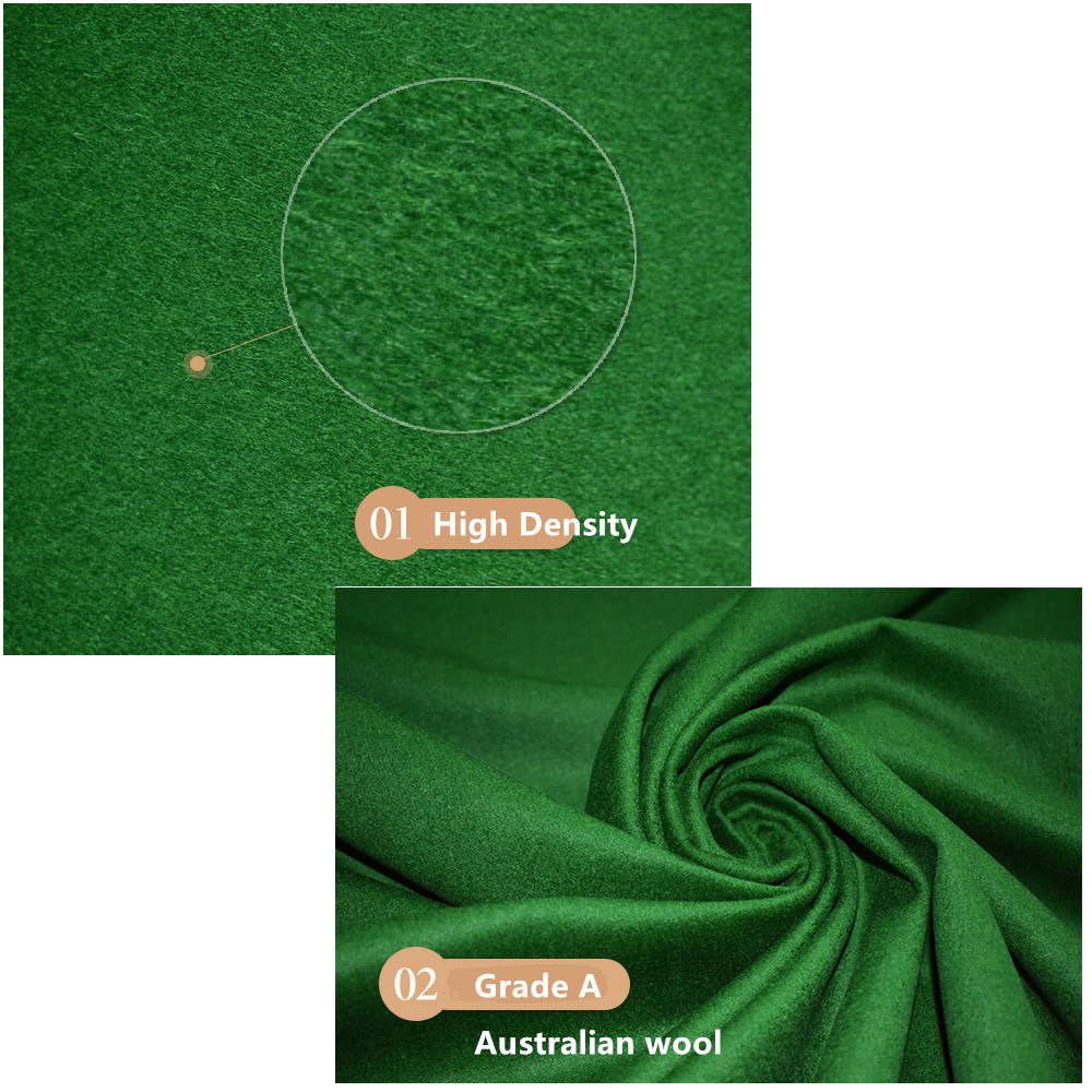 Durable Nylon Worsted Wool Entertainment Snooker Table Felt Accessories ...