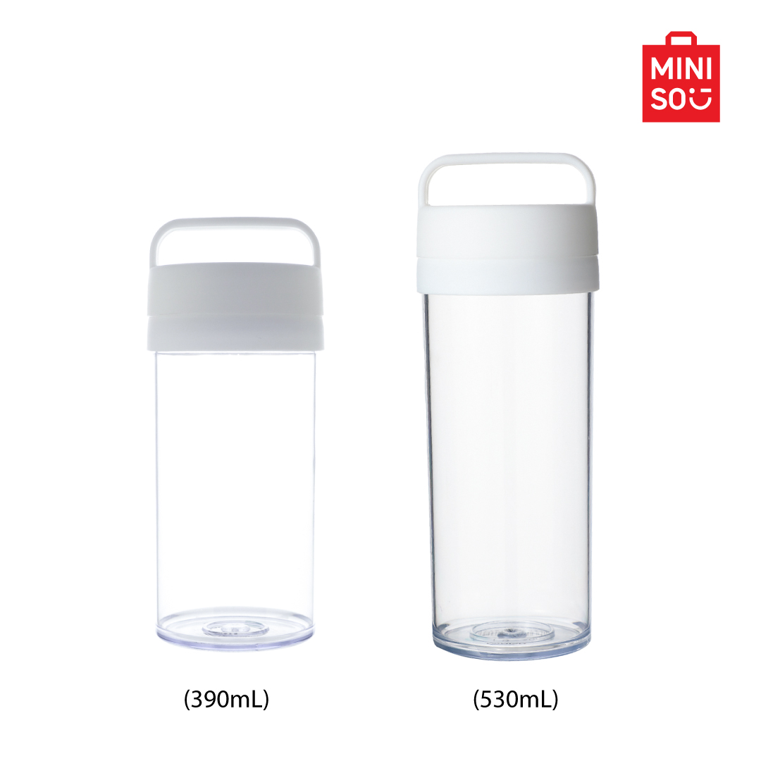MINISO ขวดน้ำ พร้อมหูหิ้ว สไตล์มินิมอล Minimalist Water Bottle with ...