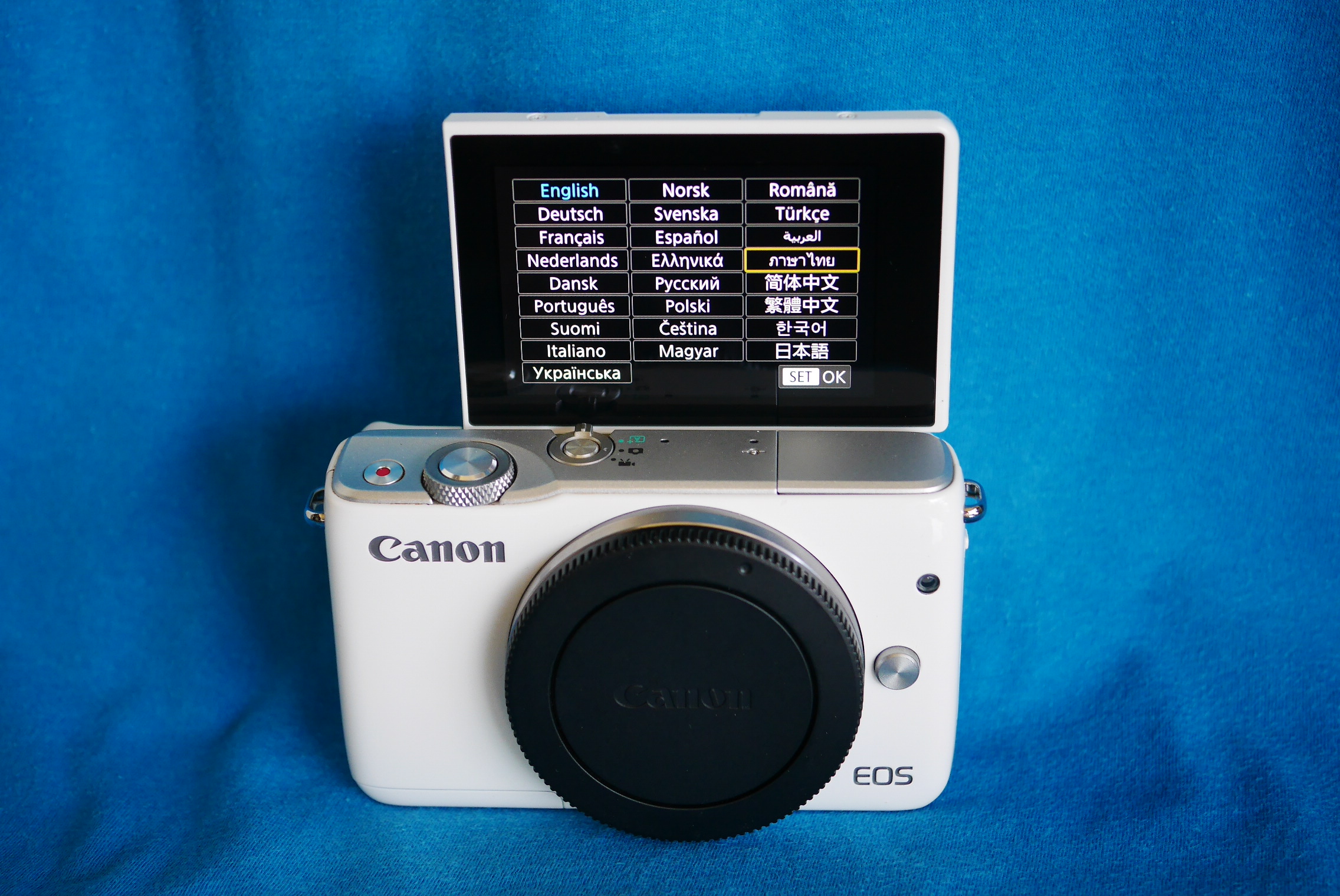 Canon EOS M10 Mirrorless Wi-Fi NFC Camera White Body ตัวกล้อง M 10 ...