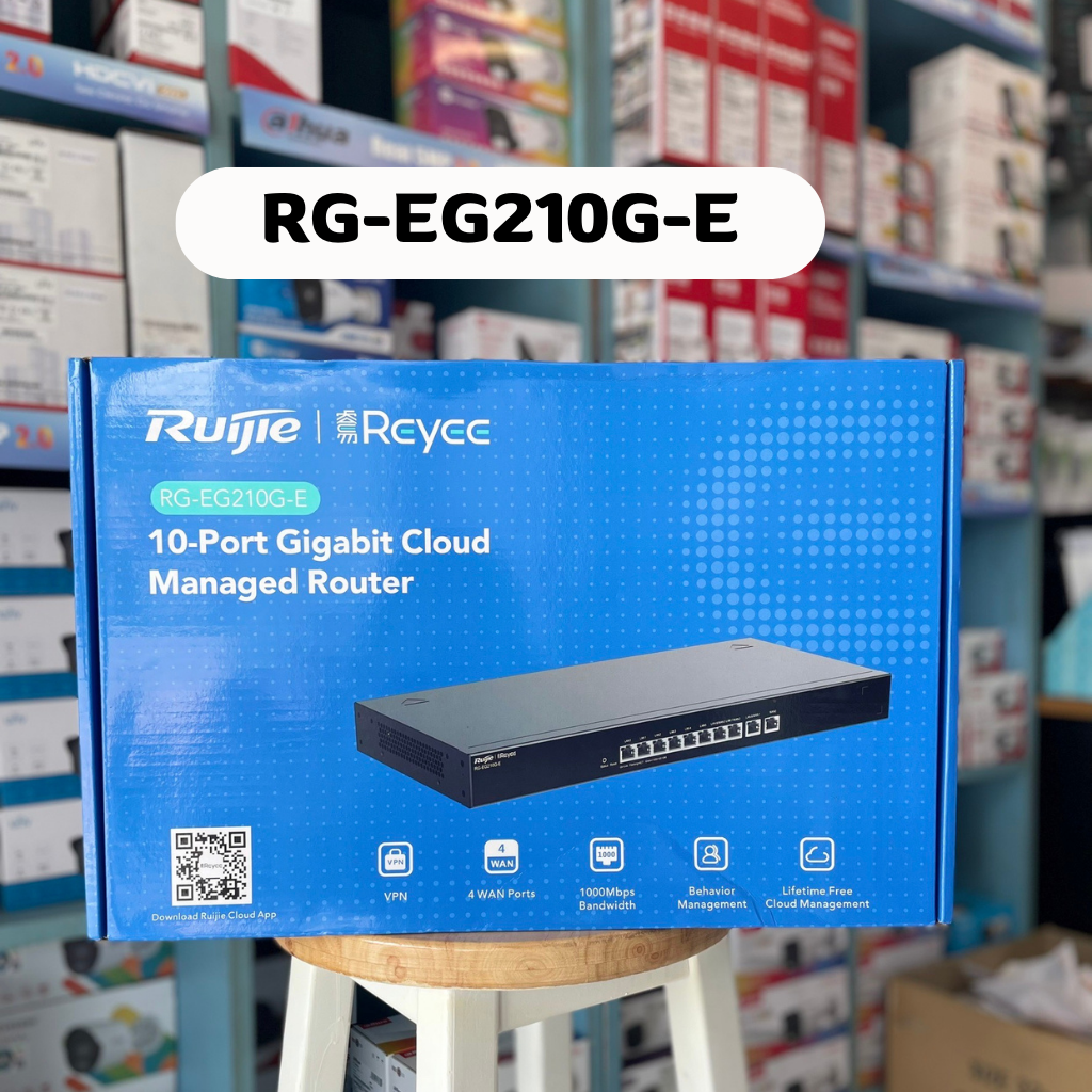 Ruijie Reyee รุ่น RG-EG210G-E 10-Port Gigabit Cloud Manage Router ...