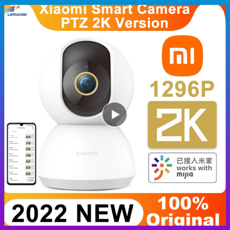 Smart Home Security Camera 2k Monitor 1296p Hd Ultra-Clear Ip Panoramic ...