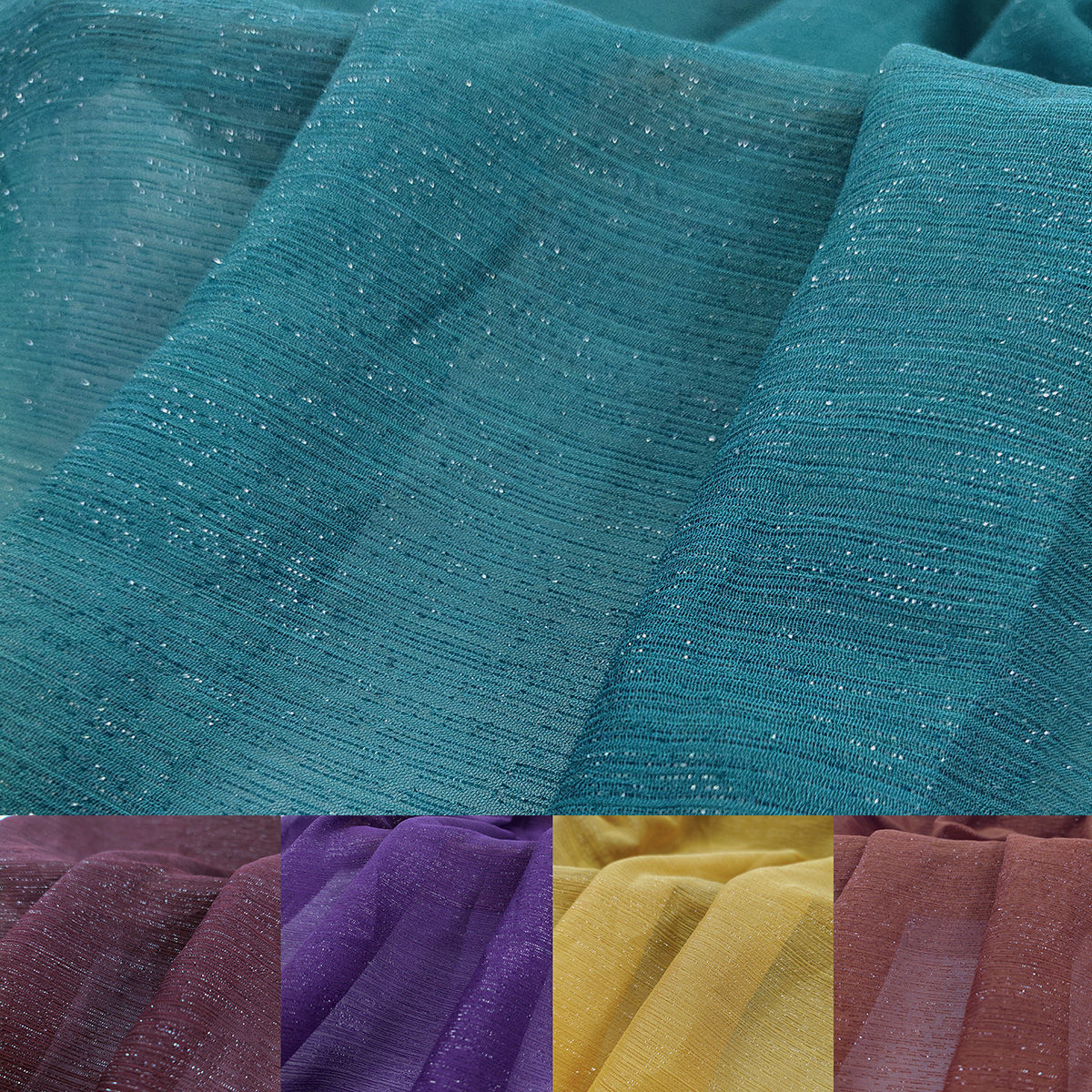 Silver light silk crepe knit chiffon fabric curtain cloth Ru macromedia ...