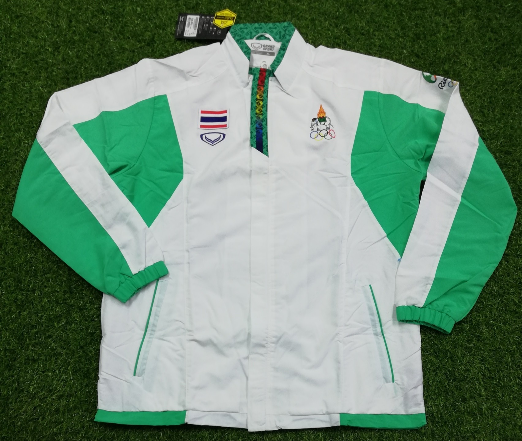 ของแท้ Grand Sport Track Jacket Thailand Nation เสื้อแทร็คสูท นักกีฬา ...