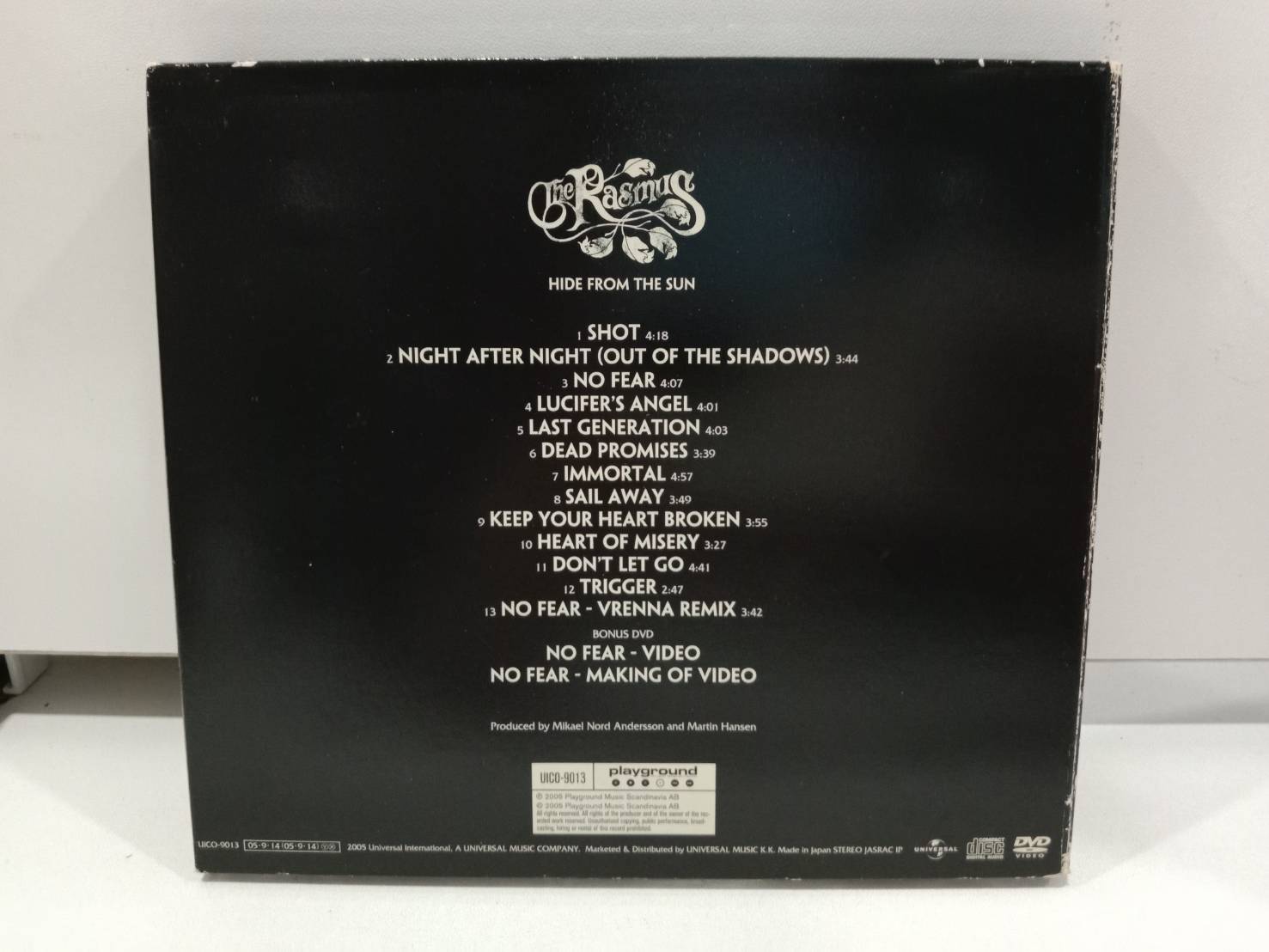 CD+DVD Music ซีดีเพลง THE RASMUS HIDE FROM THE SUN (C17F220) - musicD ...