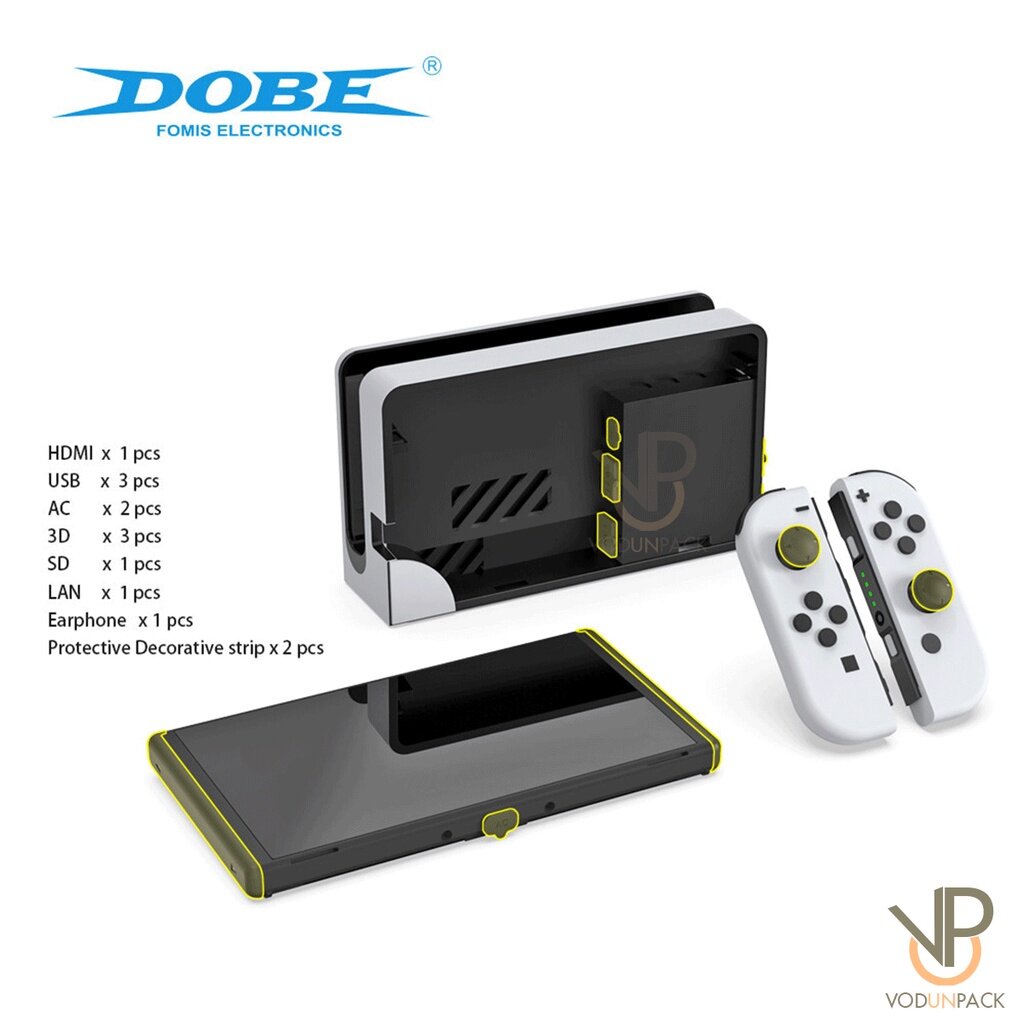DOBE ที่กันฝุ่น Nintendo Switch Nintendo Switch OLED แท้ แบรนด์ Dobe ชุดกันฝุ่น DustProof ...