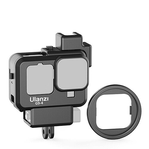 GoPro GoPro 11 10 9 Ulanzi G9-4 Vlog Plastic Camera Cage GoPro Mic ...