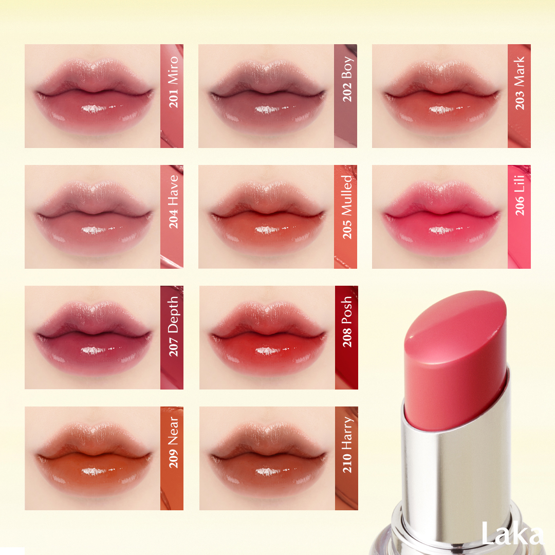 ลิปสติก LAKA ปากสวยฉ่ำด้วย Bonding Glow Lipstick เมคอัพเนื้อโกลว์แรงบันดาลใจจากสีน้ำ